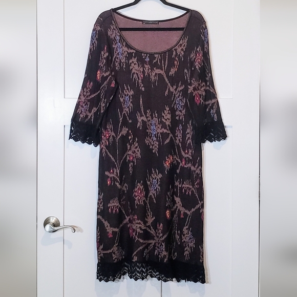 Dresses | Peruvian Connection Marcell Jacquard Knit Stretch Lace Dress ...